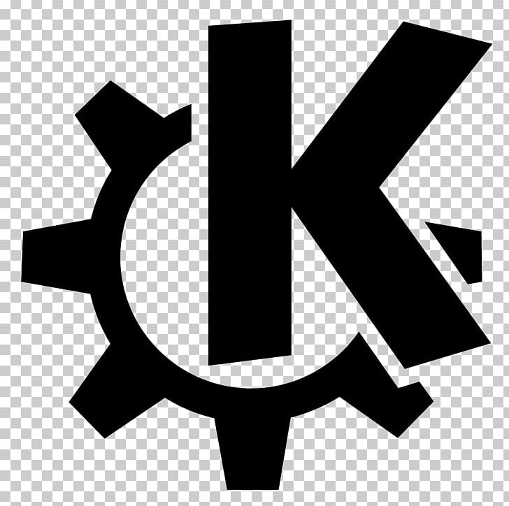 KDE Plasma 4 Computer Icons Linux PNG Clipart Angle Black And White