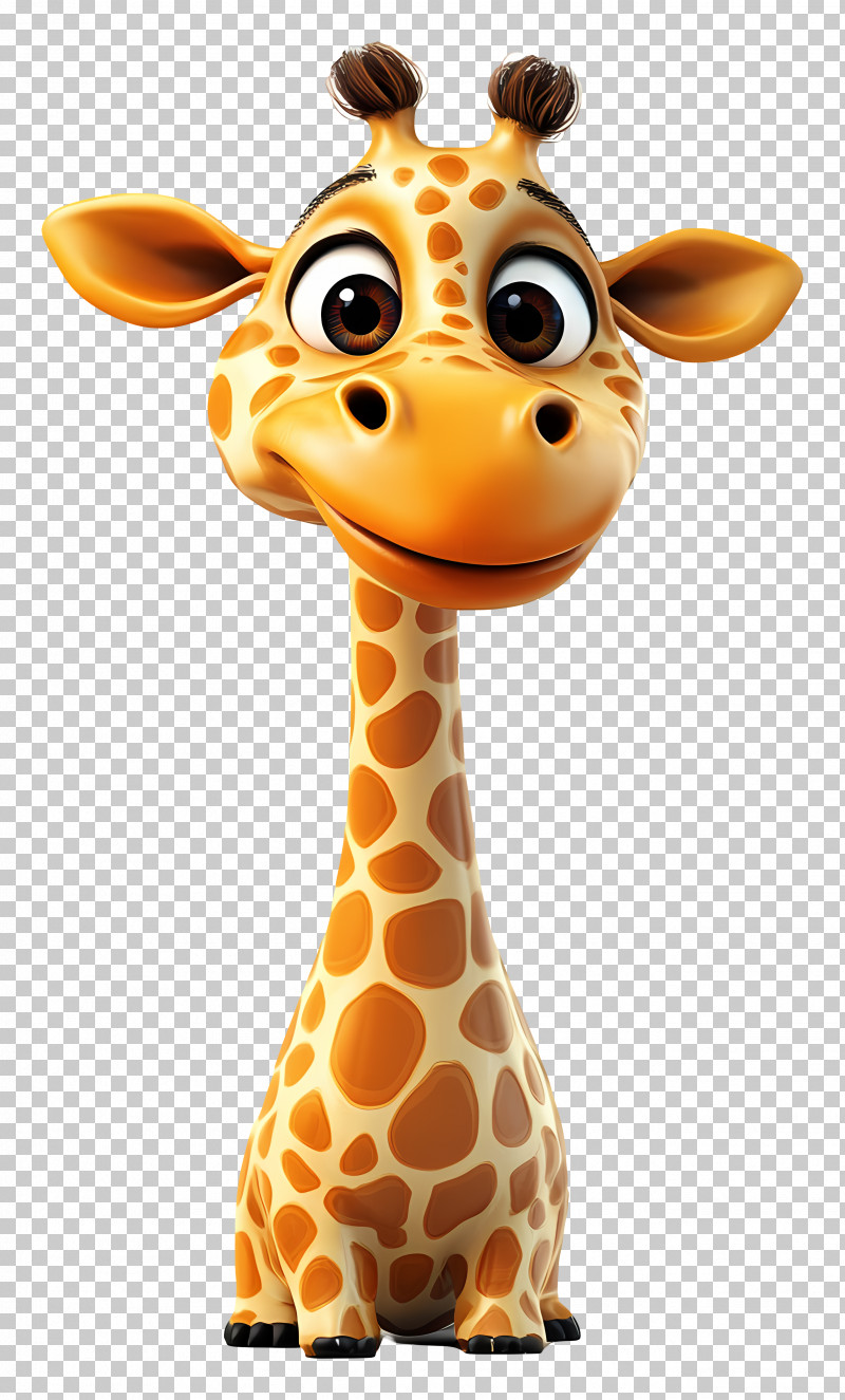3d Giraffe - Cute Cartoon Giraffe PNG, Clipart, 3d Giraffe, Animal ...