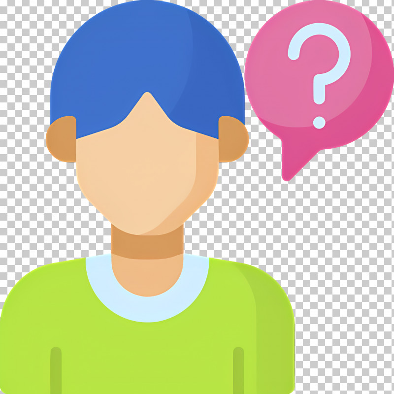 Doubts - Person Thinking With Question Symbol PNG, Clipart, Blue Hair ...