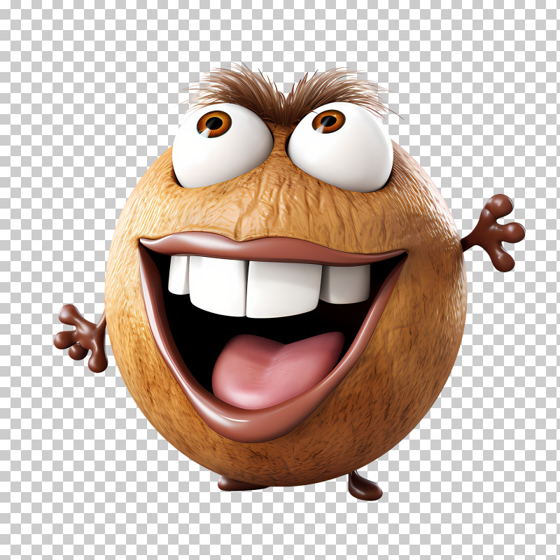 World Coconut Day - Funny Cartoon Coconut Character PNG, Clipart ...