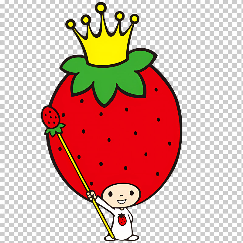 Strawberryking - Strawberry King Cartoon Character PNG, Clipart ...