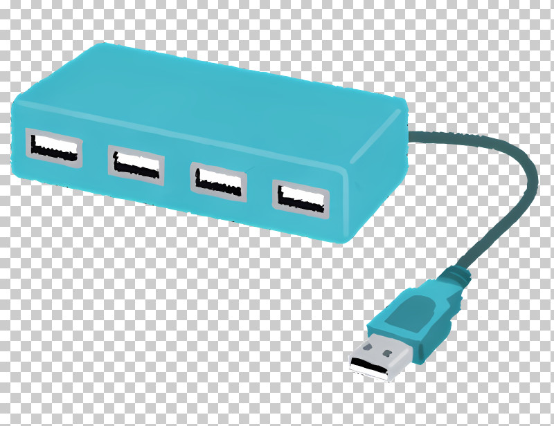 Computer - Multiport Blue USB Hub Adapter PNG, Clipart, Adapter, Blue Electronic Tool, Blue Usb ...
