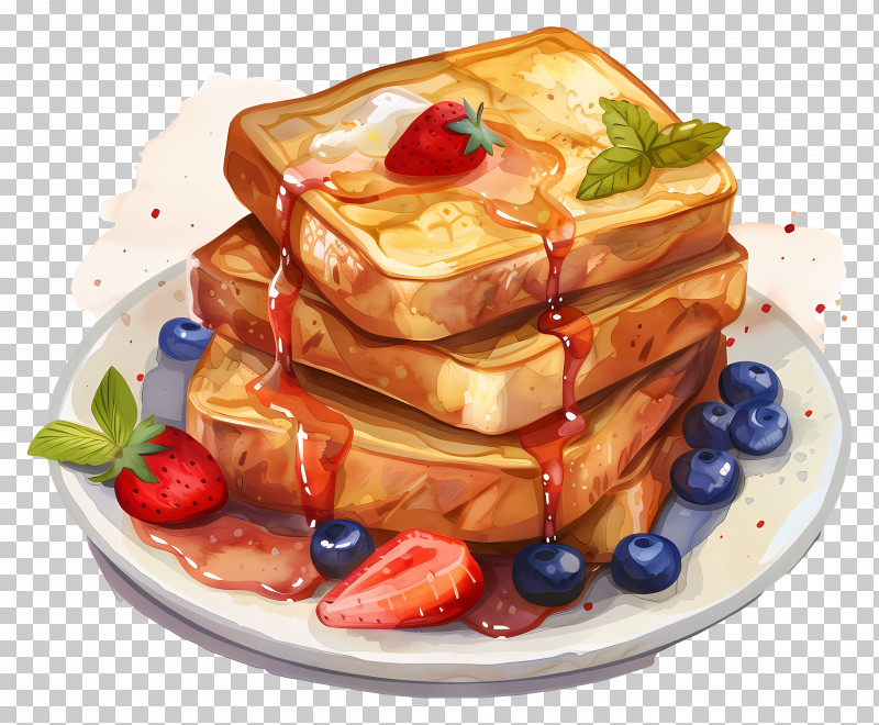 French Toast - French Toast With Berries PNG, Clipart, Blueberries ...