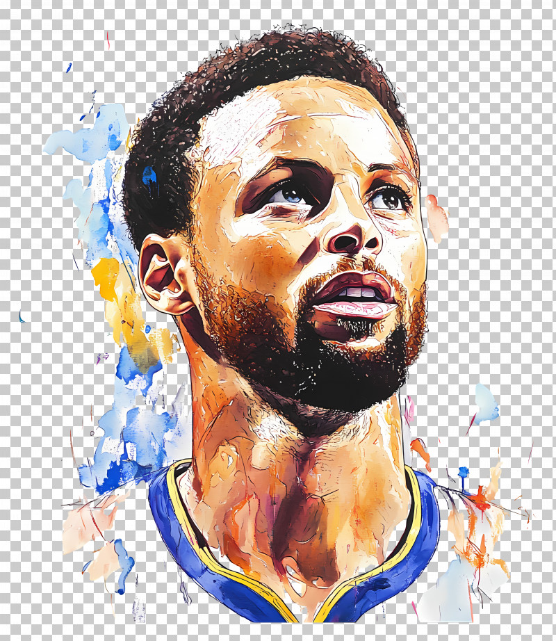 Steph Curry - Watercolor Human Portrait Artwork PNG, Clipart, Artistic ...