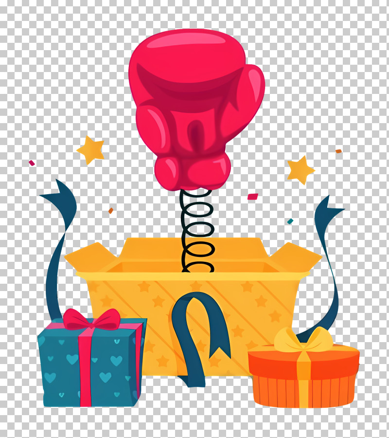 Gift Box - Surprise Boxing Glove In Gift Box PNG, Clipart, Boxing Glove ...