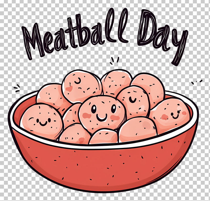 National Meatball Day - Meatball Day Cartoon Illustration PNG, Clipart ...