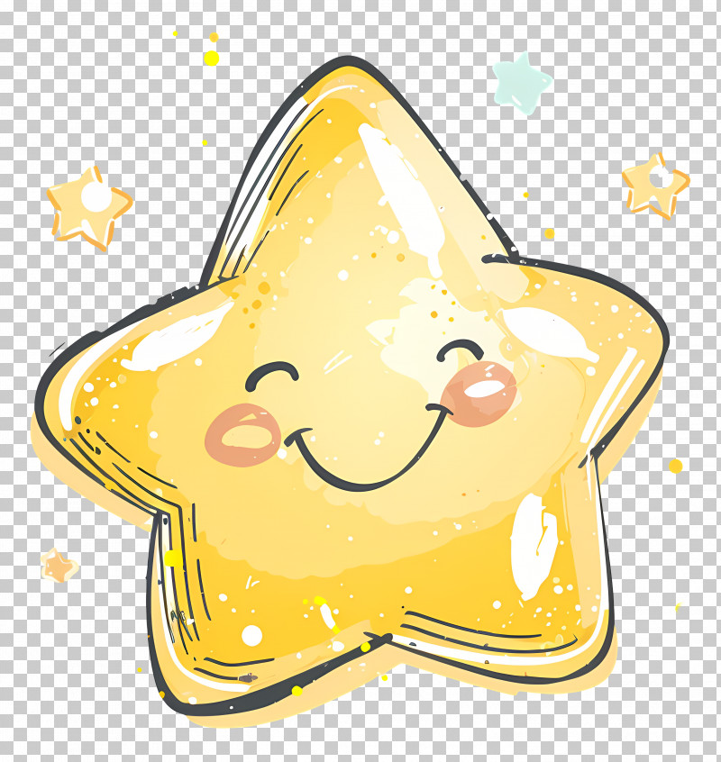 Yellow Star - Smiling Cartoon Star PNG, Clipart, Cartoon, Cute, Happy, Smile, Smiling Star Free ...