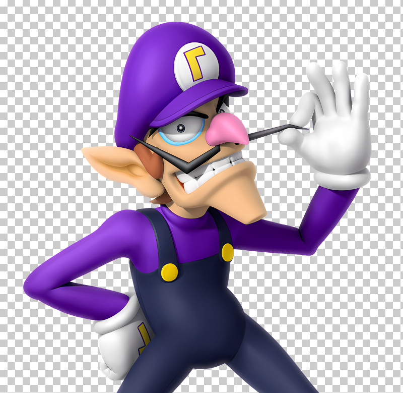 Waluigi - Quirky Purple Character PNG, Clipart, Cartoon, Fun, Game ...