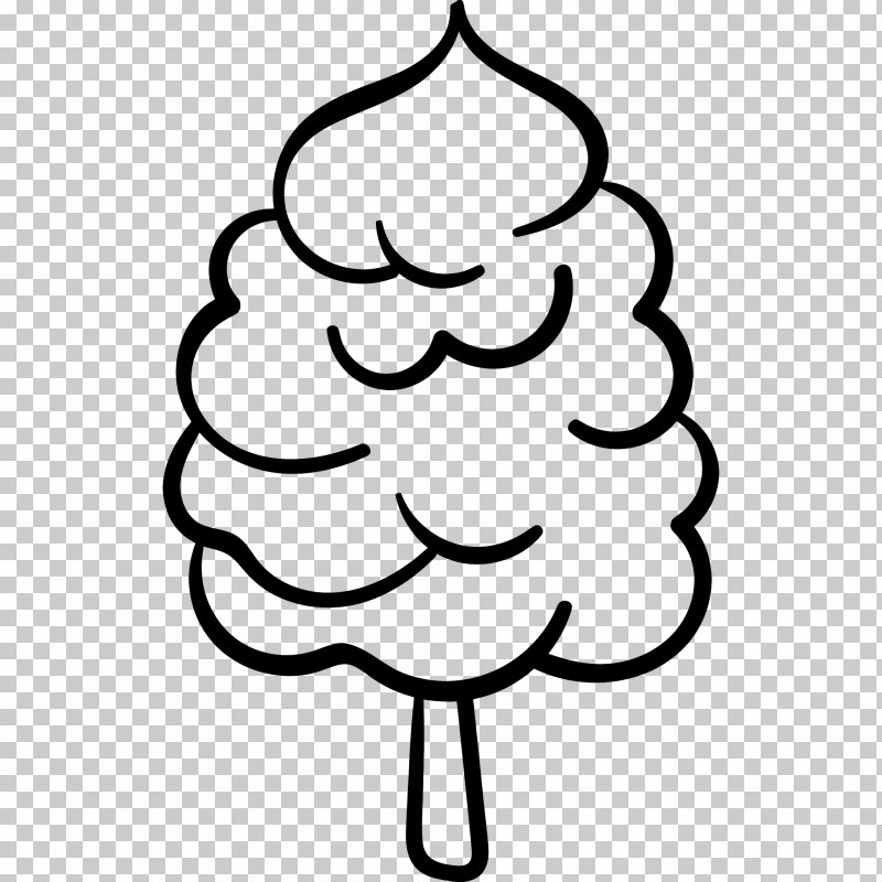 Cotton Candy - Outline Of Cotton Candy PNG, Clipart, Carnival, Cotton ...