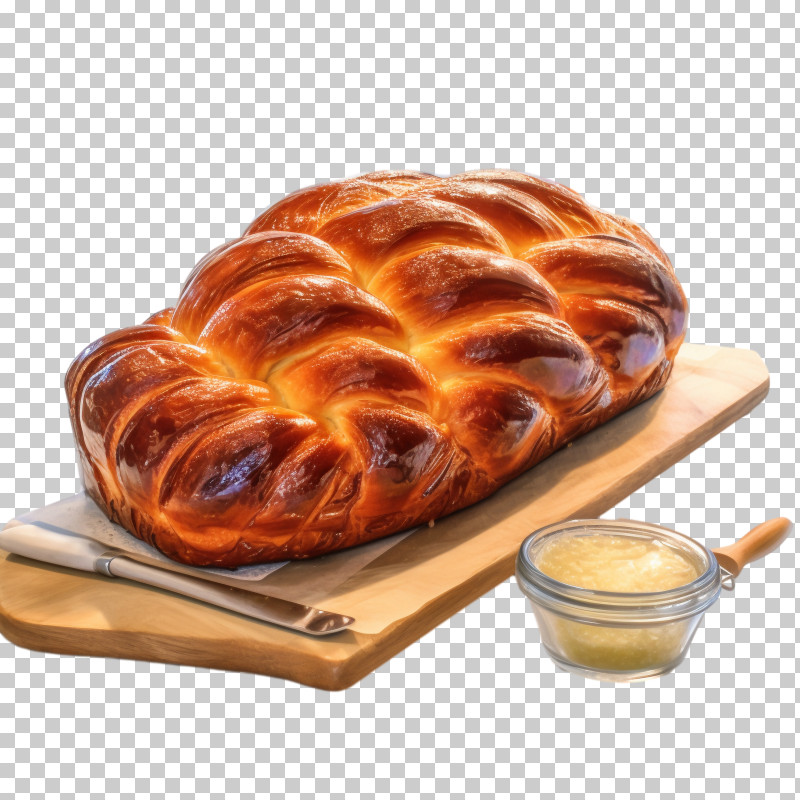 Challah Bread - Freshly Baked Bread With Butter PNG, Clipart, Baked ...