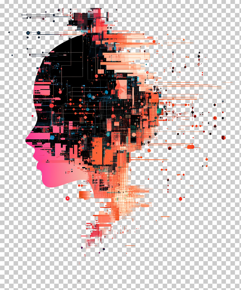 Data Corruption - Abstract Digital Face Art PNG, Clipart, Abstract, Data Corruption, Design ...