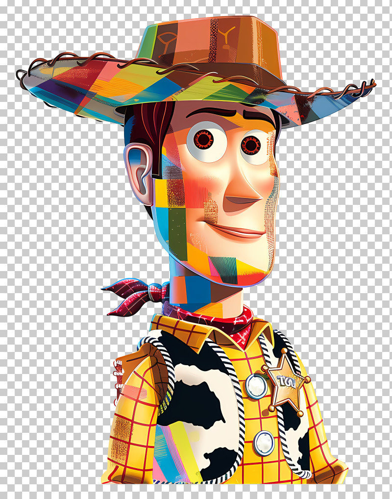 Toy Story - Colorful Cowboy Character Illustration PNG, Clipart ...