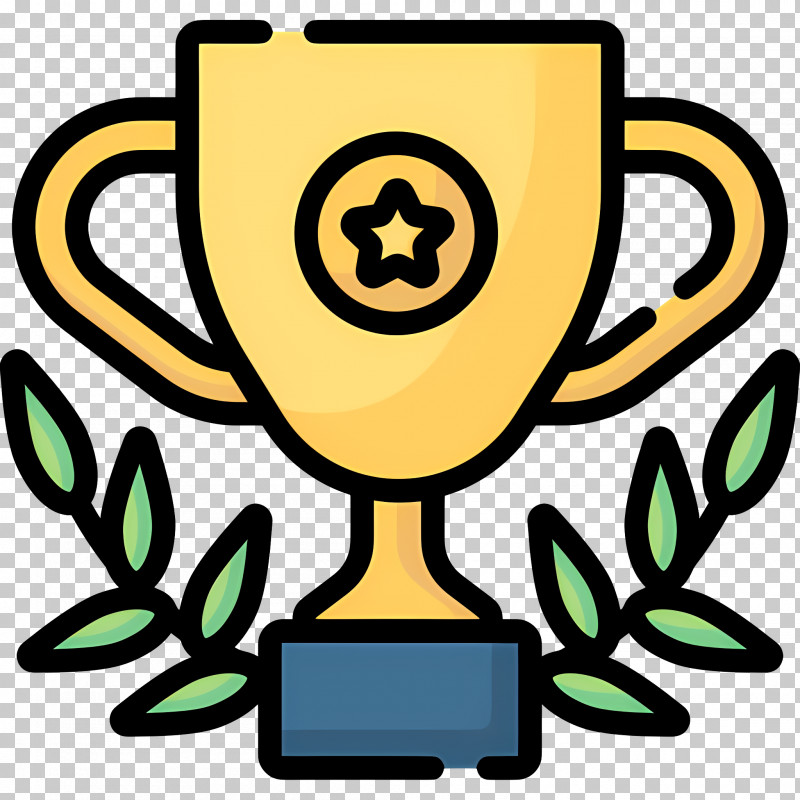Trophy Cup - Winner Trophy Icon With Laurel Wreath PNG, Clipart ...