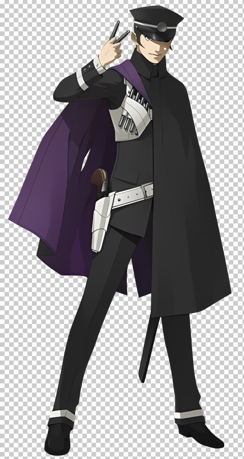 Raidou Kuzunoha Xiv - Anime Character With Cape And Hat PNG, Clipart ...