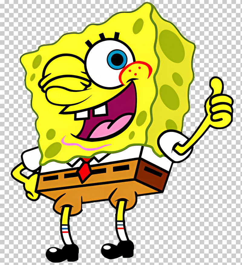Spongebob - Cheerful Cartoon Yellow Sponge Character PNG, Clipart ...