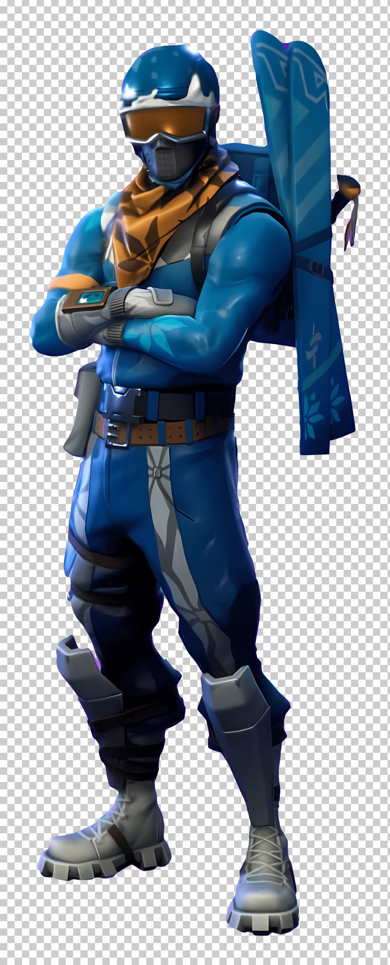 Fortnite - Blue Skiing Character With Gear PNG, Clipart, Action Gear ...
