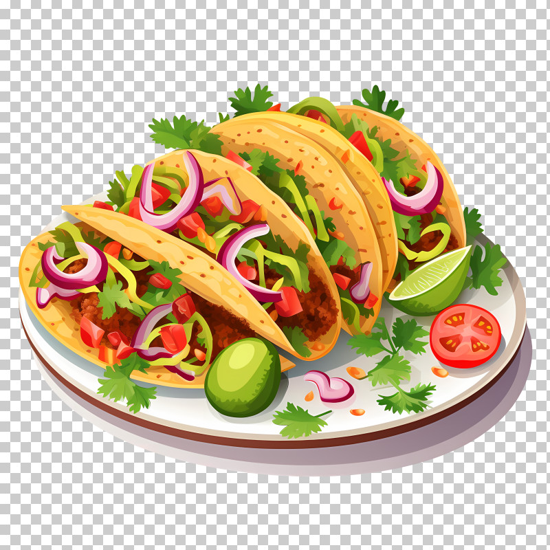 Taco - Delicious Tacos For A Mexican Feast PNG, Clipart, Colorful Food ...
