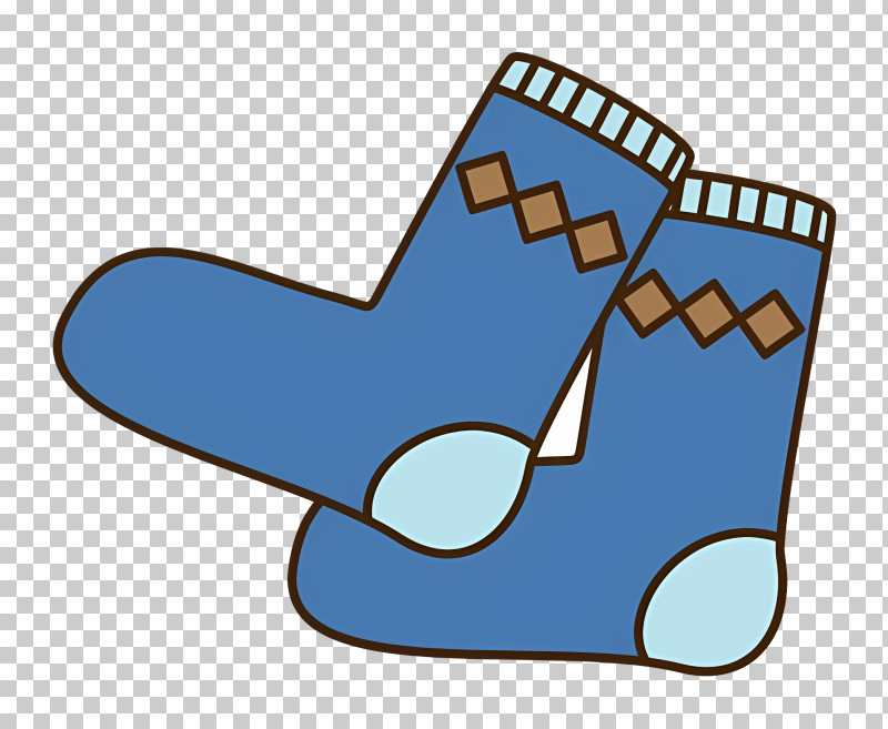 Icon - Blue Cartoon Socks With Playful Design PNG, Clipart, Blue ...