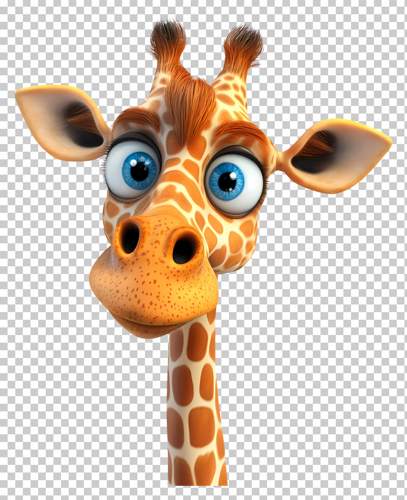 3d Giraffe - Adorable Cartoon Giraffe PNG, Clipart, 3d Giraffe, Cartoon ...