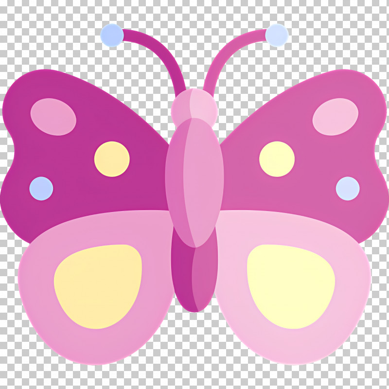 Purple Butterfly - Cute Pink Butterfly Illustration PNG, Clipart ...