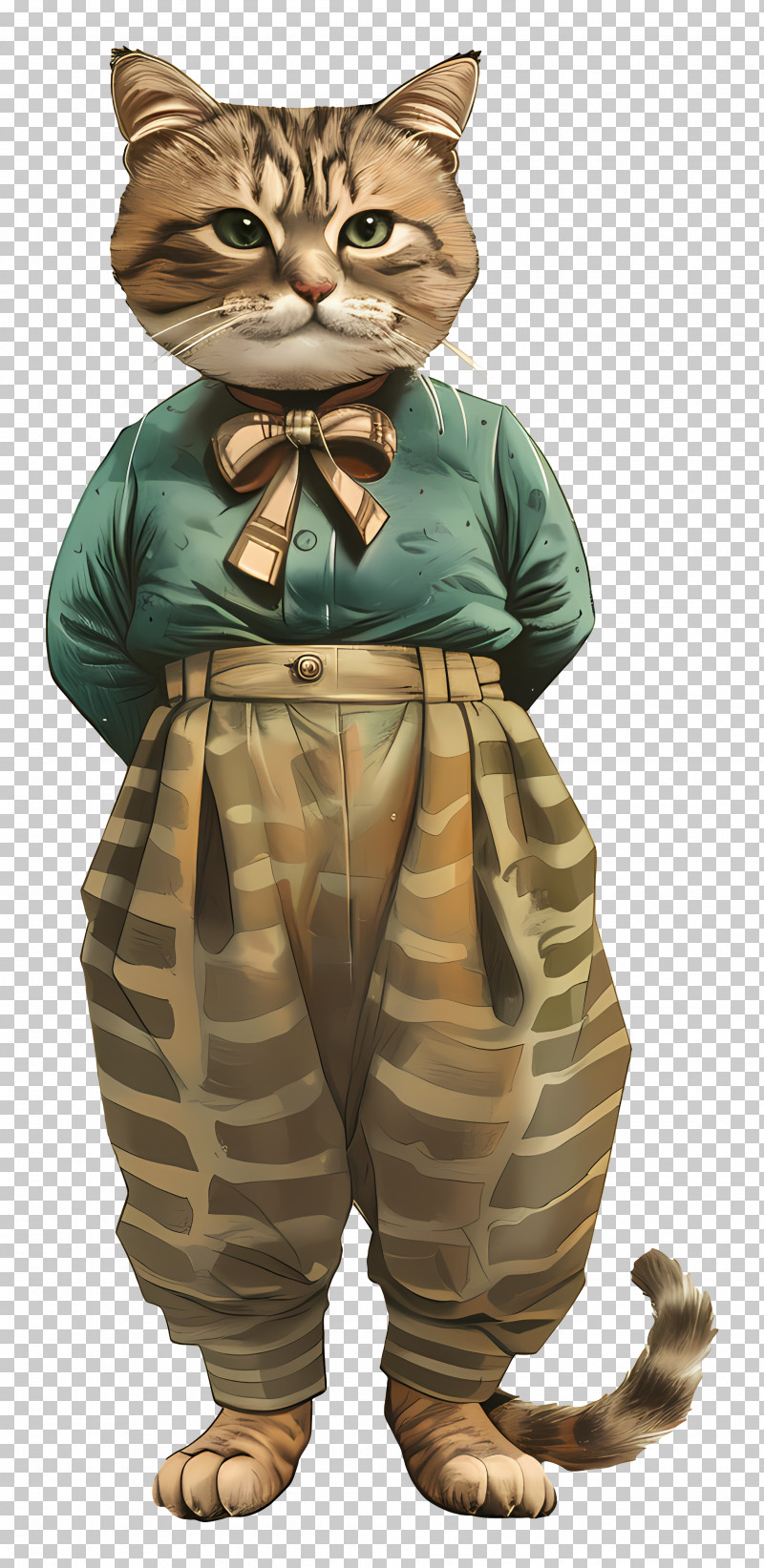 Cartoon Cat - Anthropomorphic Cat In Clothes PNG, Clipart ...
