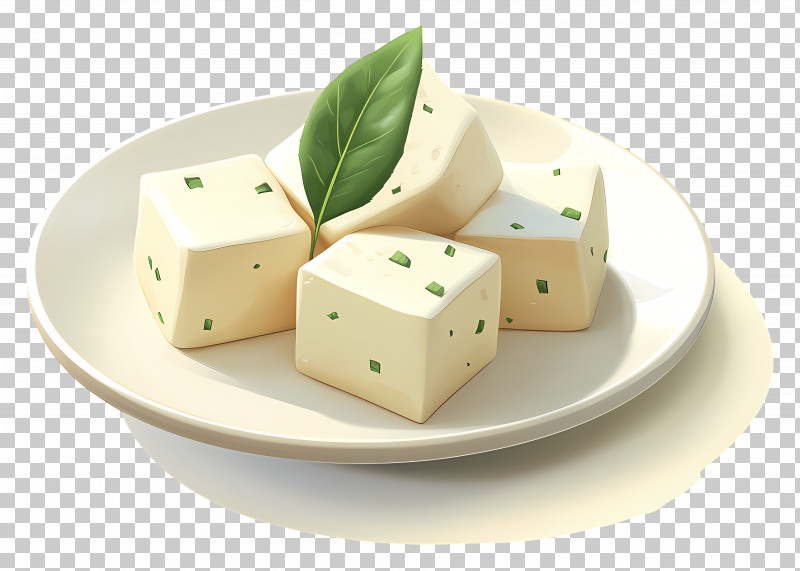 Indian Paneer - Tofu Cubes On Plate PNG, Clipart, Cuisine, Healthy ...