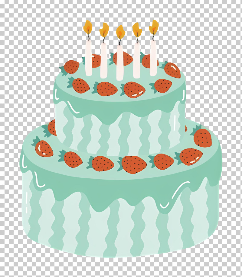 Birthday Cake - Strawberry Cake With Candles PNG, Clipart, Birthday ...