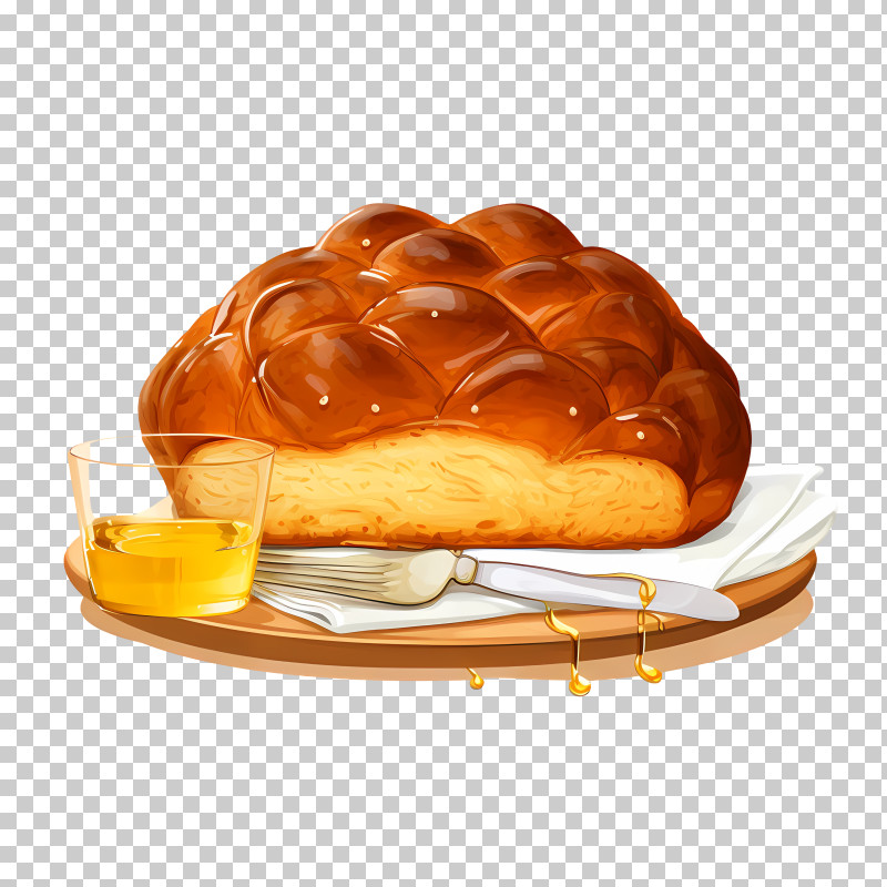 Challah Bread - Traditional Challah Bread With Honey PNG, Clipart ...