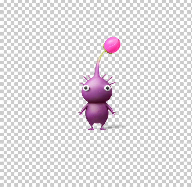 Purple Pikmin - Purple Pikmin With Flower PNG, Clipart, Alien, Flower ...