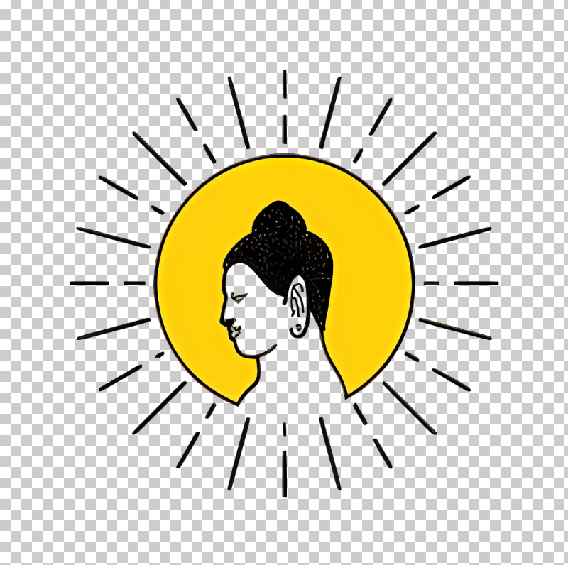 Bodhi Day - Buddha Head With Yellow Halo PNG, Clipart, Bodhi Day ...
