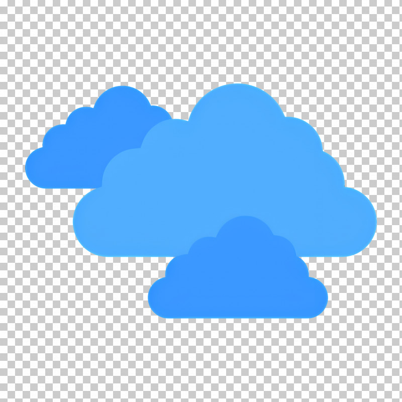 Blue Cloud - Blue Cloud Shapes In Flat Design PNG, Clipart, Blue Cloud ...