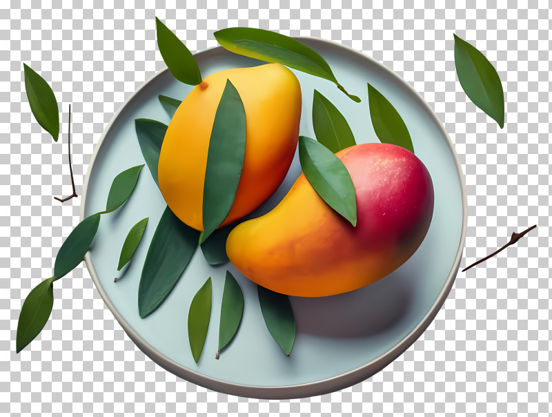 Mango - Plate Of Mangoes PNG, Clipart, Botanical Leaves, Exotic Fruit ...