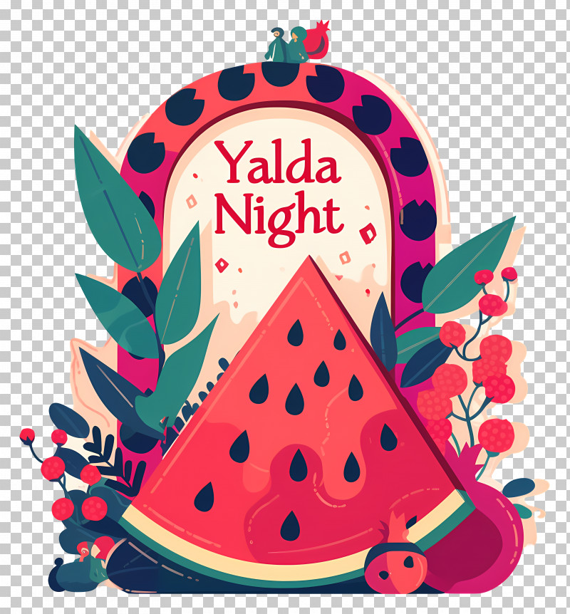Yalda Night - Yalda Night Watermelon Illustration PNG, Clipart ...