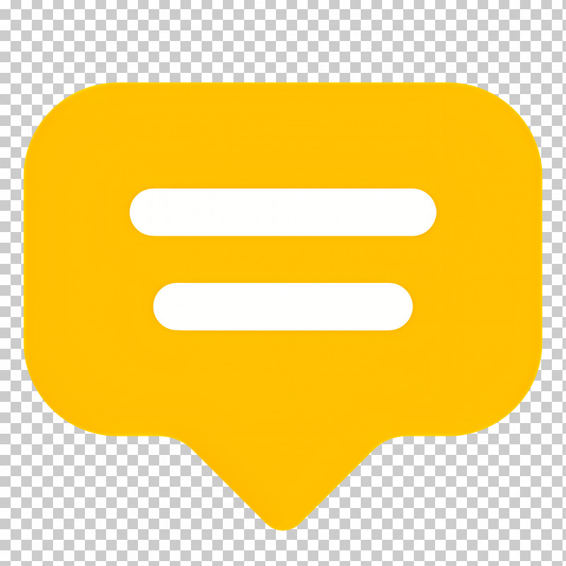 Speech Balloon - Yellow Chat Bubble Icon PNG, Clipart, Chat Bubble ...