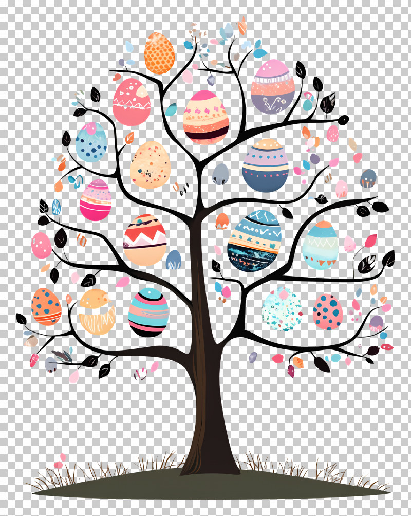 Easter Tree - Decorative Easter Egg Tree PNG, Clipart, Colorful ...