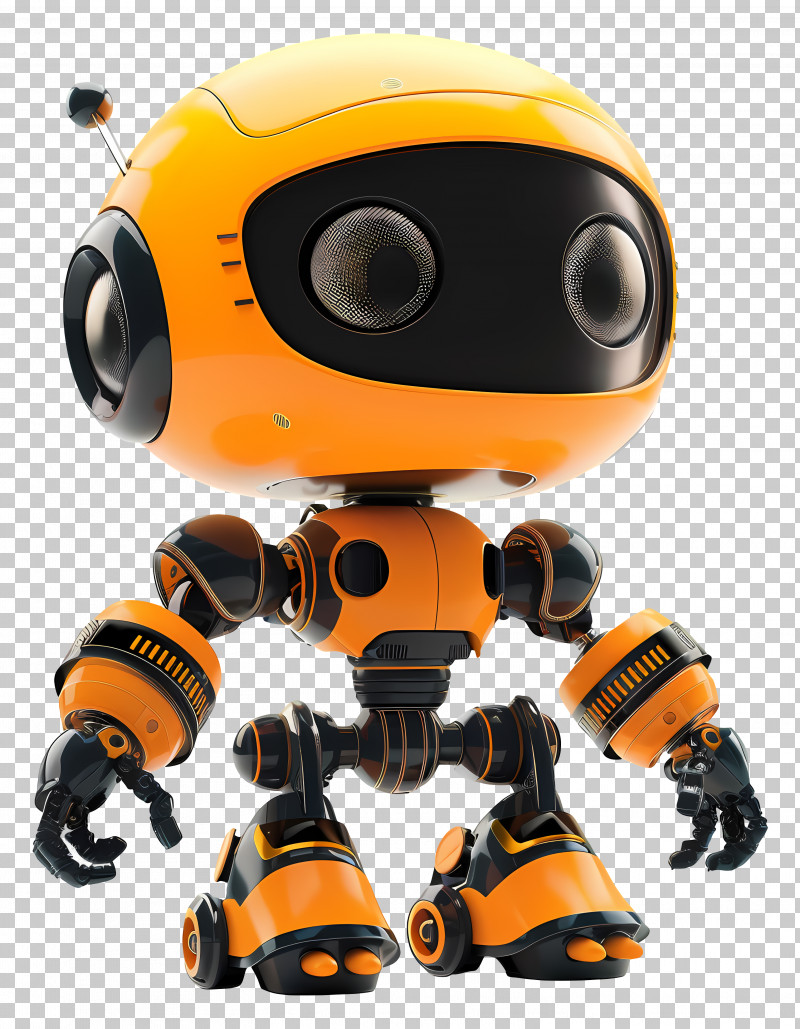 3d Robot - Orange Cartoon Robot Design PNG, Clipart, 3d Robot, Animated ...