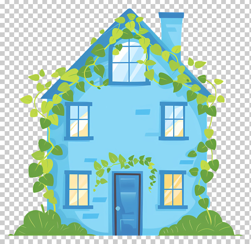 Ivy On The Roof - Small Cute Doodle House PNG, Clipart, Architecture ...