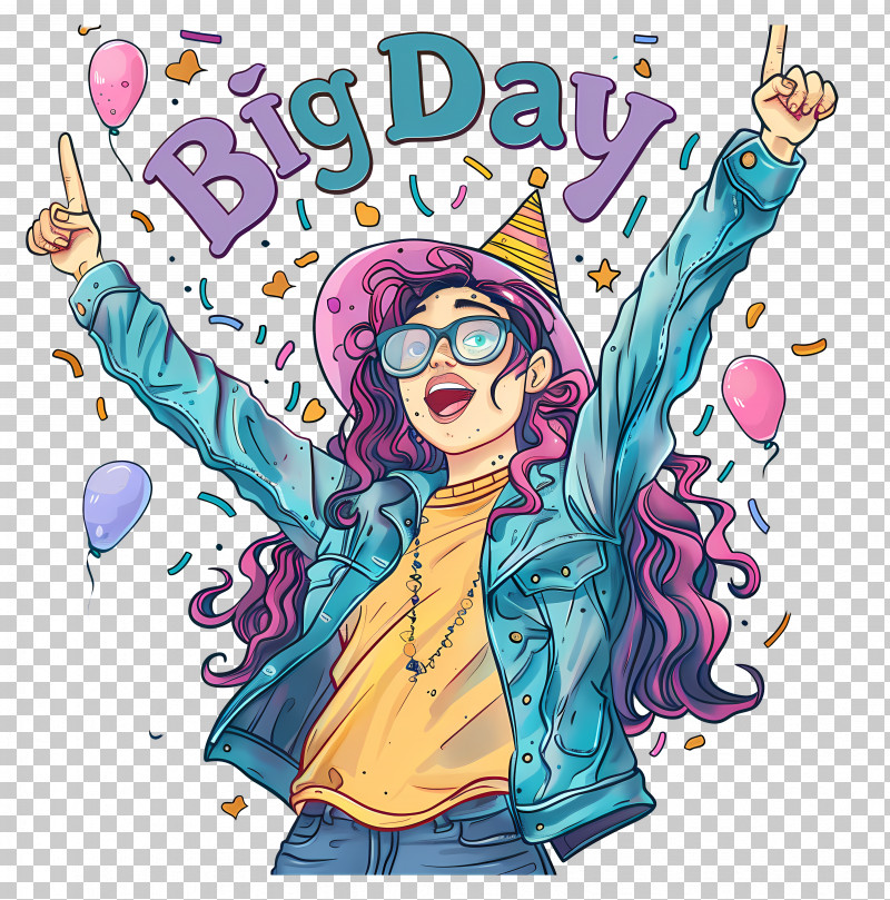 Big Day - Big Day Celebration With Balloons PNG, Clipart, Anniversary ...