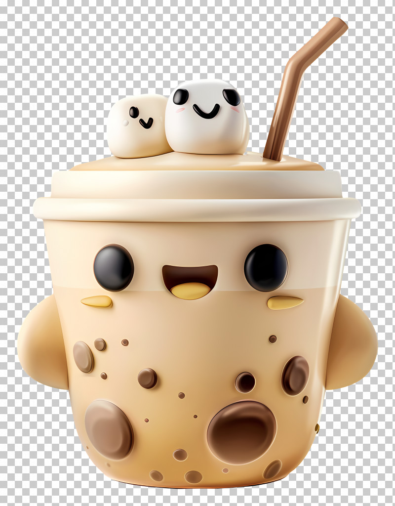 Cute Milk Tea - Cute Bubble Tea Cartoon With Smiling Faces PNG, Clipart ...