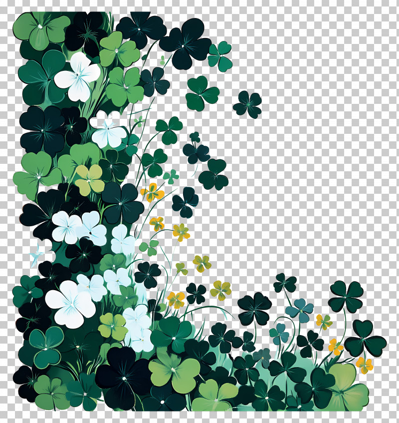 Shamrock - Clover Leaf Pattern Design PNG, Clipart, Botanical, Clover Pattern, Decoration, Green ...
