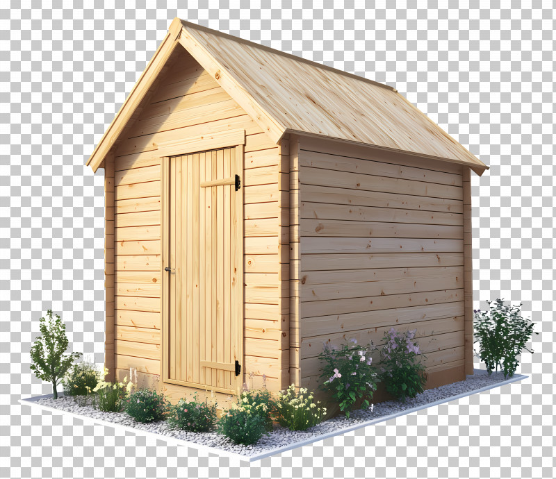 Storage Shed - Small Cute Wooden Shed PNG, Clipart, Garden, Outdoor ...