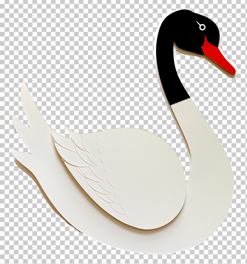 White Swan - Graceful White Swan In Paper Style PNG, Clipart, Abstract ...