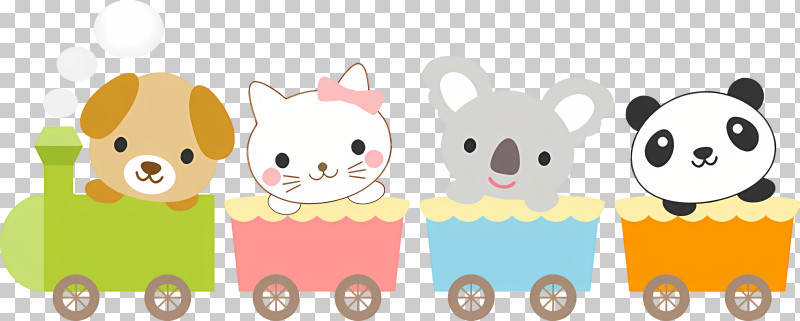 Train - Cute Animal Train PNG, Clipart, Animals, Animal Train, Cartoon ...