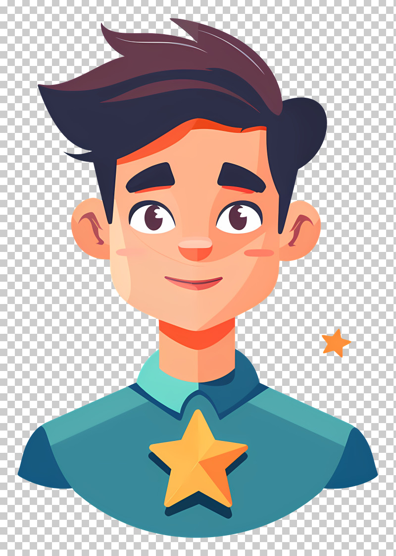 Employee Appreciation Day - Cartoon Boy With Star Badge PNG, Clipart ...