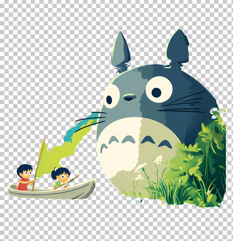 Totoro - Totoro With Children In A Boat PNG, Clipart, Adventure, Boat ...