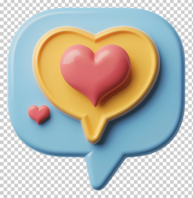Speech Bubble With Heart Icon - Heart Icon In Chat Bubble PNG, Clipart ...