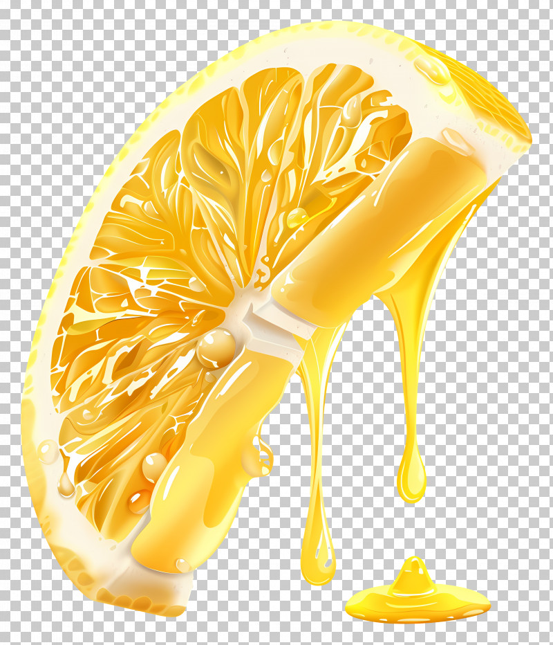 Lemon Slice - Dripping Lemon Segment Illustration PNG, Clipart, Citrus, Dripping Lemon Segment ...