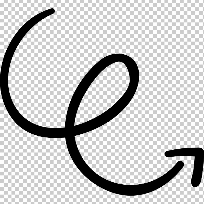 Hand Drawn Arrow - Looping Arrow PNG, Clipart, Curved, Direction, Guide ...