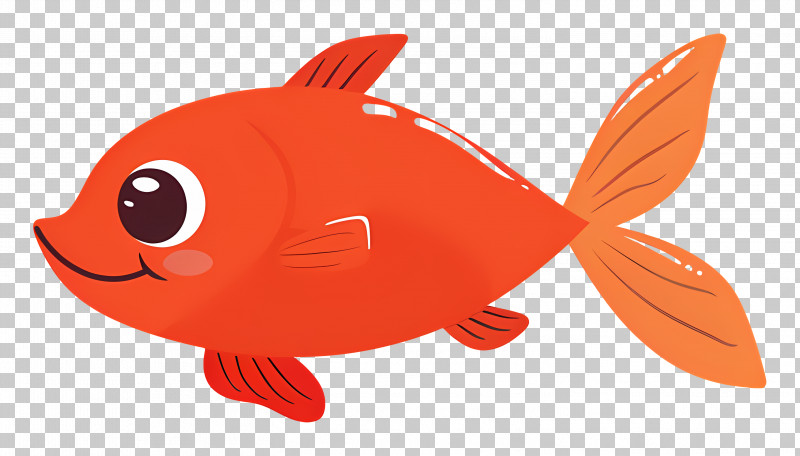 Fish Cartoon - Red Adorable Cartoon Fish Illustration PNG, Clipart ...