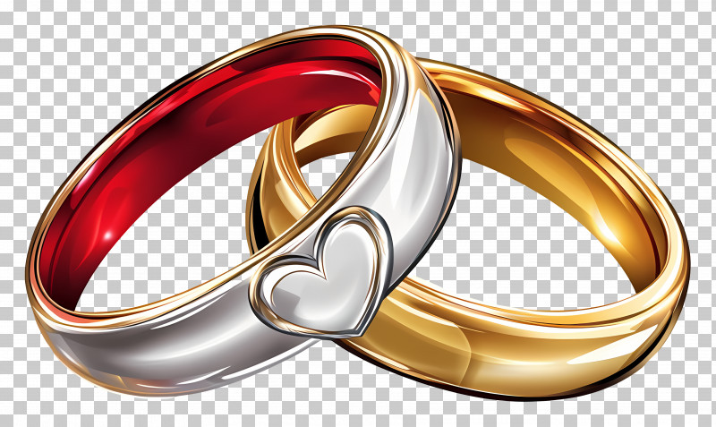Valentine Rings - Gold And Silver Wedding Rings PNG, Clipart, Ceremony ...